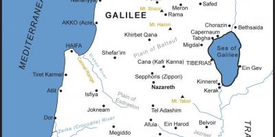 Jerusalem-Karte - Karten Jerusalem (Israel)